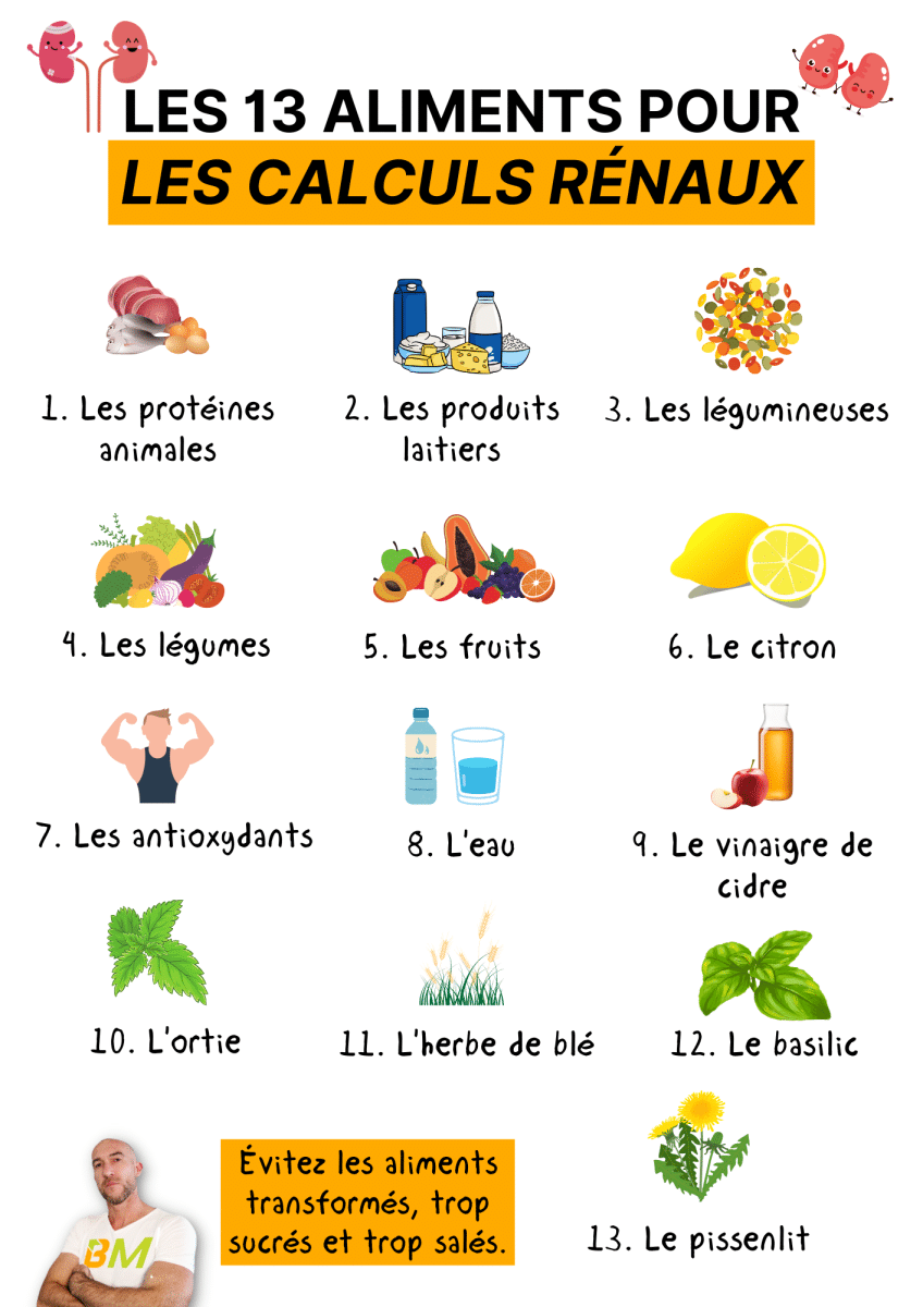 13 aliments pour dissoudre les calculs rénaux 13 aliments pour dissoudre les calculs rénaux